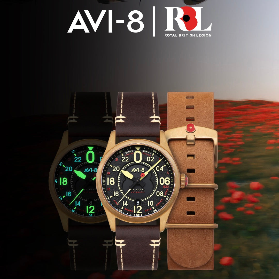 Remembering the 80th: D-Day's Enduring Legacy – AVI-8 Timepieces